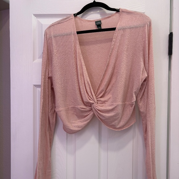 wild fable | Tops | Xxl Light Pink Crop Top | Poshmark